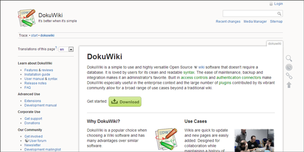 DokuWiki - ASUSTOR NAS