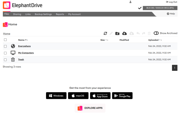 ElephantDrive - ASUSTOR NAS