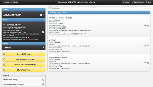 Orthanc - ASUSTOR NAS