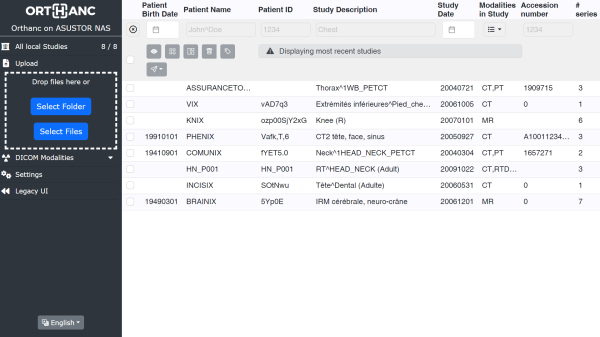 Orthanc - ASUSTOR NAS