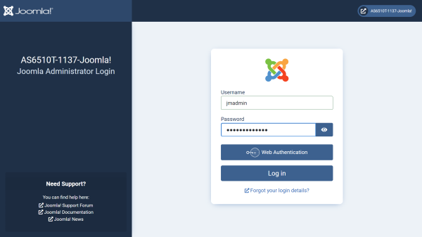 Joomla!-Docker - ASUSTOR NAS