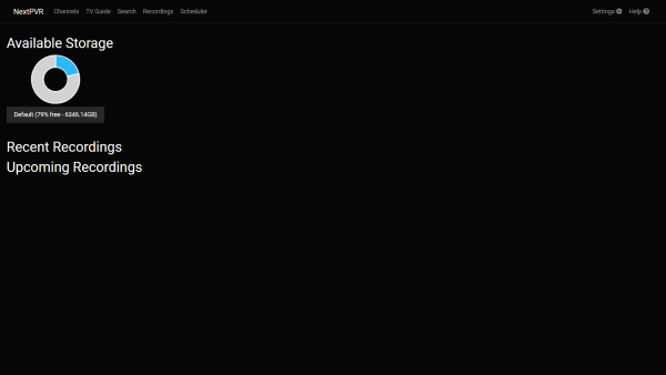 NextPVR - ASUSTOR NAS