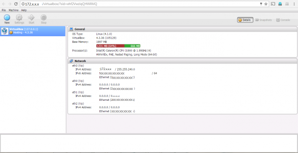 VirtualBox - ASUSTOR NAS