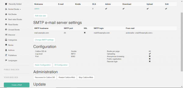 Calibre-Web - ASUSTOR NAS