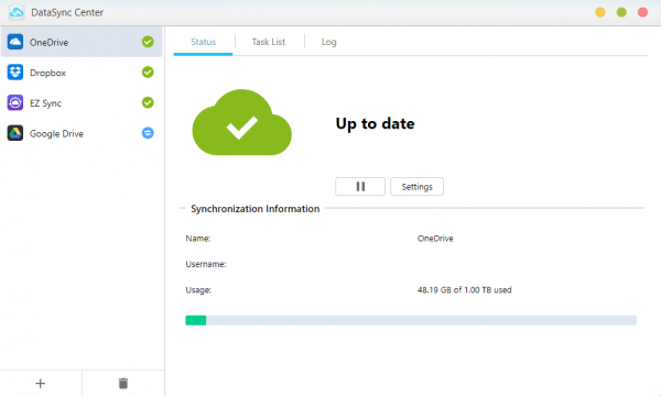 DataSync Center - ASUSTOR NAS