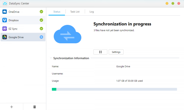 DataSync Center - ASUSTOR NAS