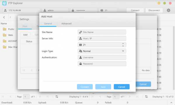 FTP Explorer - ASUSTOR NAS