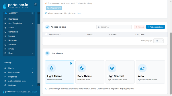 Portainer CE - ASUSTOR NAS