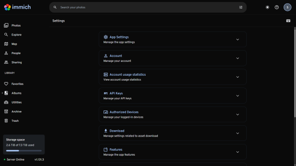 Immich - ASUSTOR NAS